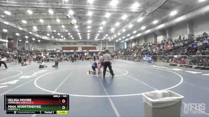 145 lbs Cons. Round 3 - Maia Woertendyke, Oneonta-4 vs Selina Moore ...