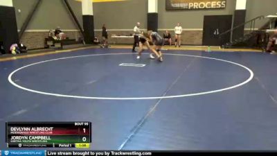 120 lbs Round 2 - Jordyn Campbell, Gretna Youth Wrestling vs Devlynn ...