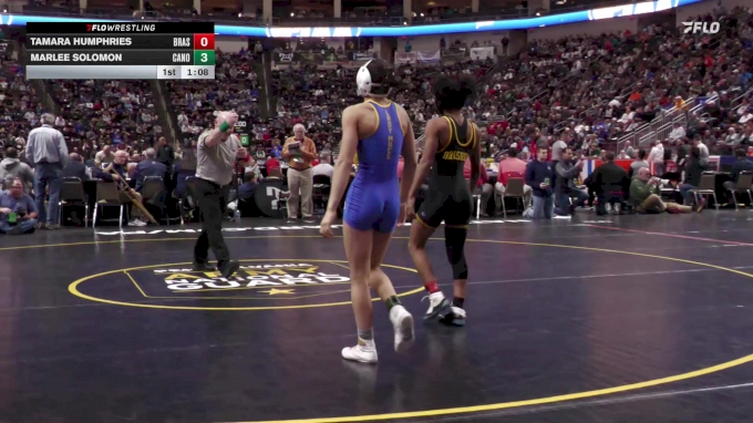 112 lbs Semifinal - Tamara Humphries, Brashear-G vs Marlee Solomon ...