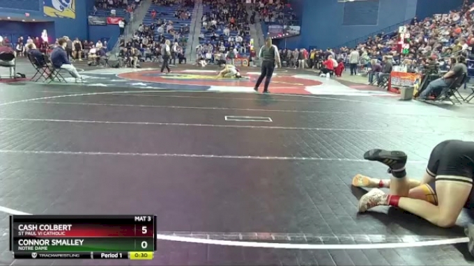190 lbs Cons. Round 6 - Cash Colbert, St Paul VI Catholic vs Connor ...