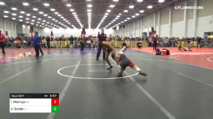 120 lbs Consi Of 16 #2 - Isaiah Marrujo, NM vs Vincent Scollo, NJ
