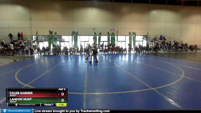 113 lbs Champ. Round 2 - Caleb Garner, Eagle vs Landon Hunt, Borah