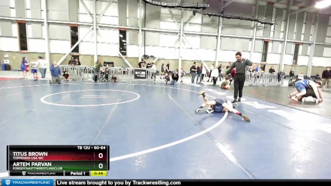 60-64 lbs Round 3 - Titus Brown, Toppenish USA WC vs Artem Parvan ...