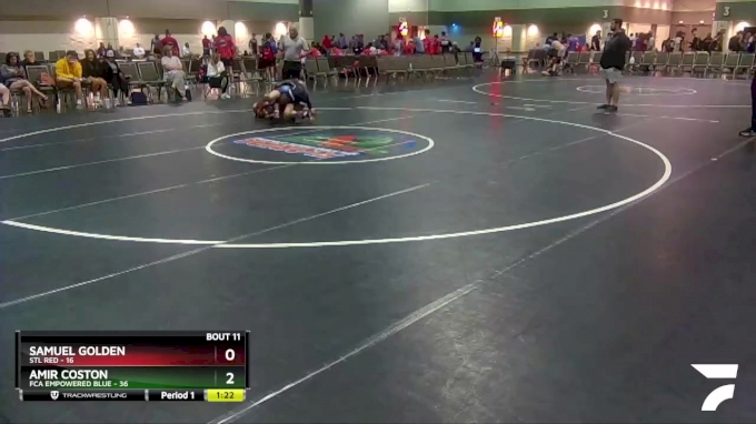 182 lbs Round 4 (6 Team) - Amir Coston, FCA Empowered Blue vs Samuel ...