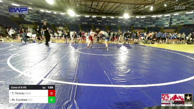 126 lbs Consi Of 8 #2 - Tyler Yancey, Spartan Mat Club vs Maxwell ...