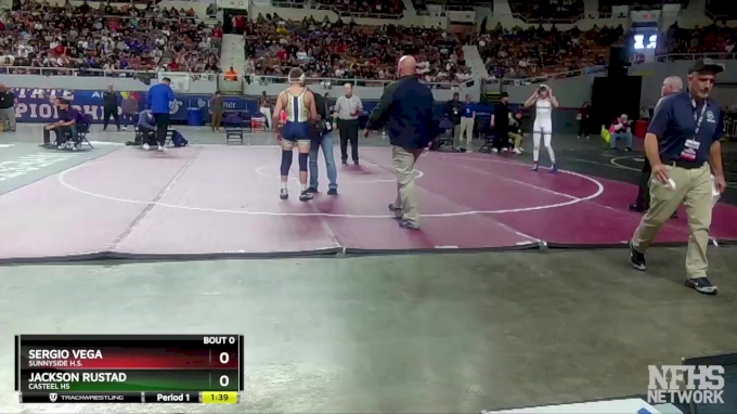D1-126 lbs 1st Place Match - Sergio Vega, Sunnyside H.S. vs Jackson ...
