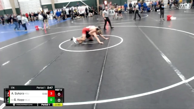 174 lbs Champ. Round 1 - Gavin Kopp, Northeastern Junior College vs ...