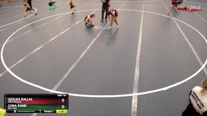 100 lbs Round 5 - Azalea Kallal, New Prague vs Cora Rand, Big Lake