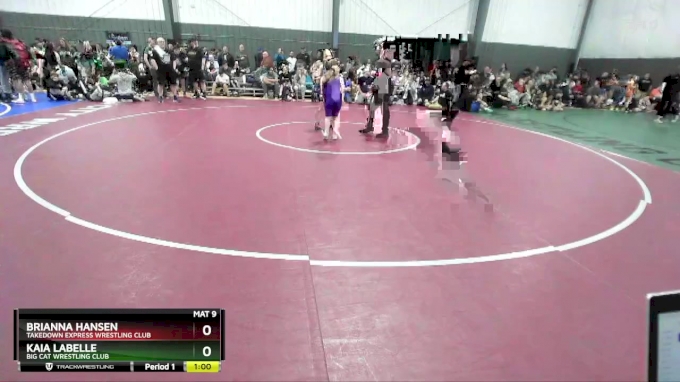 82-87 lbs Round 4 - Brianna Hansen, Takedown Express Wrestling Club vs ...