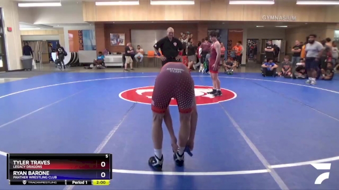145 lbs 1st Place Match - Tyler Traves, Legacy Dragons vs Ryan Barone ...