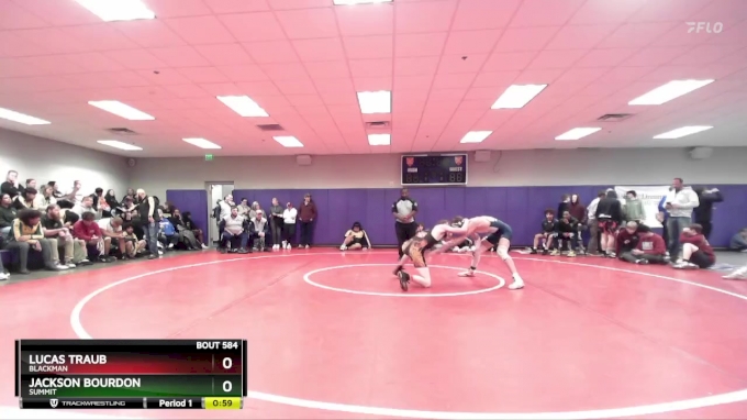 126 lbs Cons. Round 4 - Jackson Bourdon, Summit vs Lucas Traub, Blackman