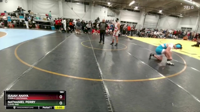190 lbs Cons. Round 2 - Nathaniel Perry, Cleveland vs Isaiah Anaya ...