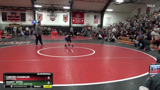 Bracket 3 lbs Quarterfinal - Carver Chandler, Unattached vs Randy Yates ...