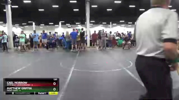 120 lbs Round 3 (8 Team) - Cael Morrow, Este Built Underground vs ...