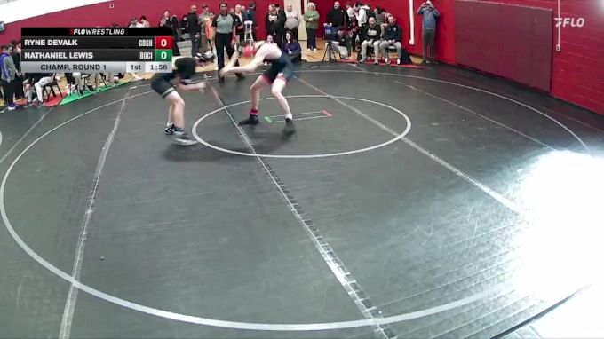157 lbs Champ. Round 1 - Ryne DeValk, Corona Del Sol High School vs ...