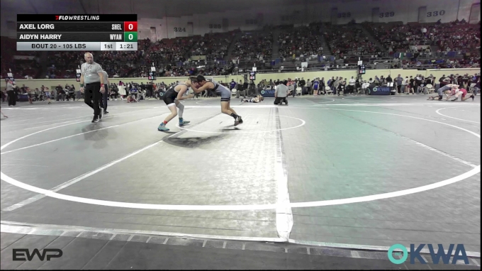 105 lbs Round Of 16 - Axel Lorg, Shelton Wrestling Academy vs Aidyn ...