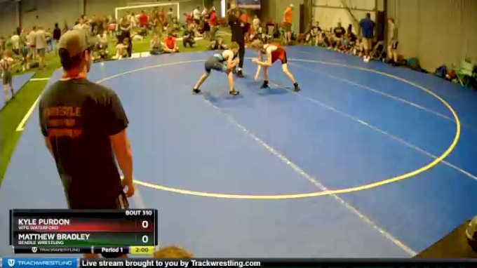 114 lbs Round 1 - Kyle Purdon, WFG Waterford vs Matthew Bradley, Bendle Wrestling