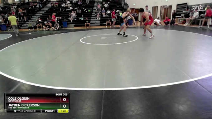 190 lbs Semifinal - Jayden Dickerson, The Best Wrestler vs Cole Olguin ...