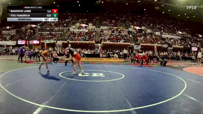 G - 140 lbs Semifinal - Madison Lamb, Glasgow Girls vs Tita Fandrich ...