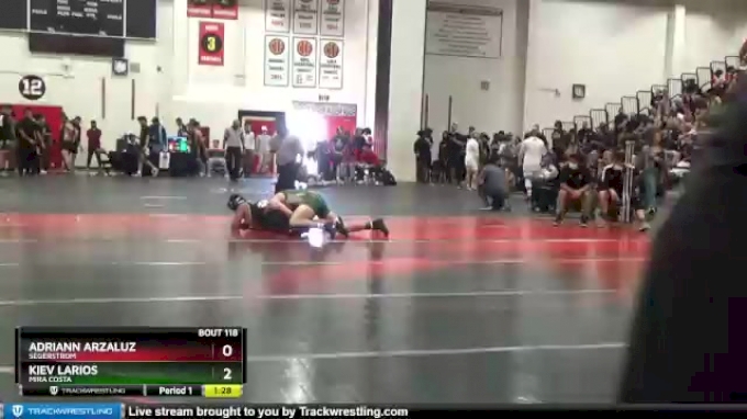 195 lbs Champ. Round 1 - Kiev Larios, Mira Costa vs Adriann Arzaluz ...