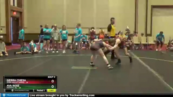 118 lbs Round 2 (4 Team) - Sierra Chiesa, Steel Valley Vixens vs Ava ...