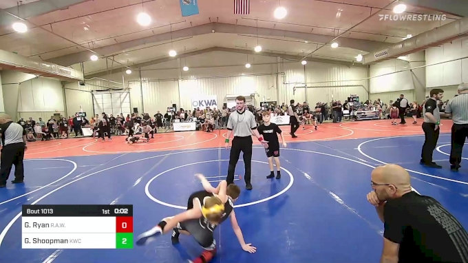70 lbs Consi Of 8 #1 - Greyson Ryan, R.A.W. vs Grayson Shoopman ...