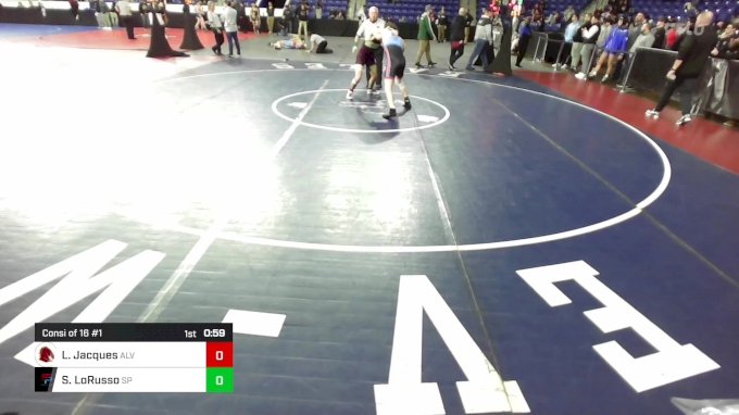 157 lbs Consi Of 16 #1 - Logan Jacques, Alvirne vs Sam LoRusso, Saugus ...