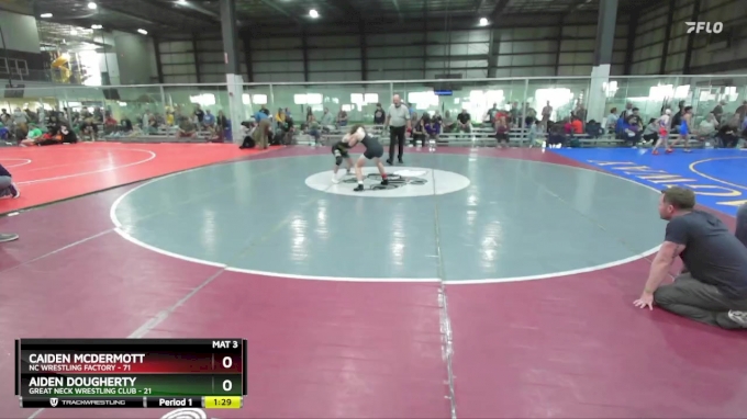 106 lbs Champ. Round 3 - Caiden McDermott, NC Wrestling Factory vs ...