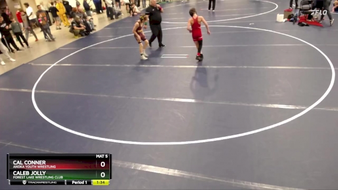 87 lbs Cons. Round 3 - Cal Conner, Anoka Youth Wrestling vs Caleb Jolly ...