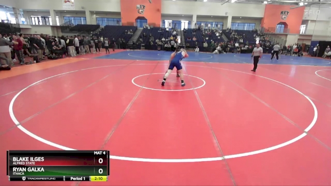 197 lbs 3rd Place Match - Blake Ilges, Alfred State vs Ryan Galka, Ithaca