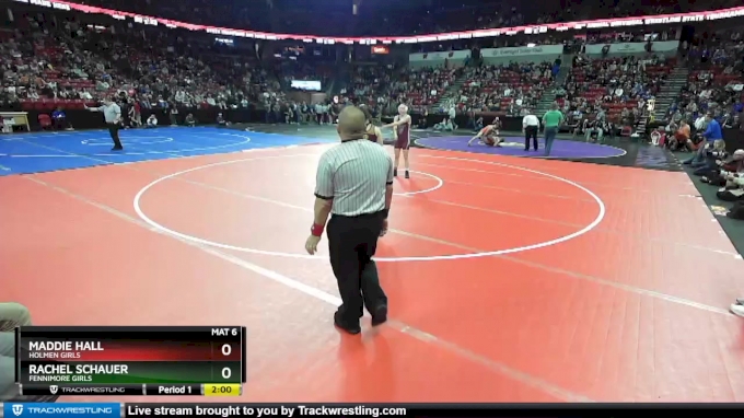 Girls 165 lbs Champ. Round 1 - Maddie Hall, Holmen Girls vs Rachel ...