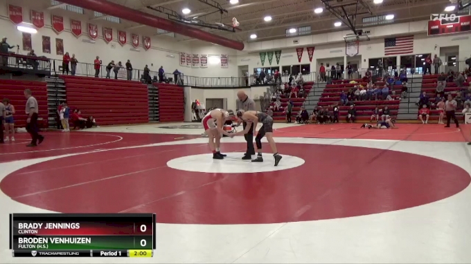 150 lbs 1st Place Match - Broden VenHuizen, Fulton (H.S.) vs Brady ...