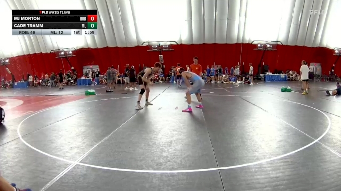 190 lbs Champ Round 1 (16 Team) - MJ Morton, Roncalli A vs Cade Tramm ...