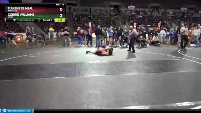 132 lbs Champ. Round 1 - Corrie Williams, Utah vs Makenzee Neal, Montana