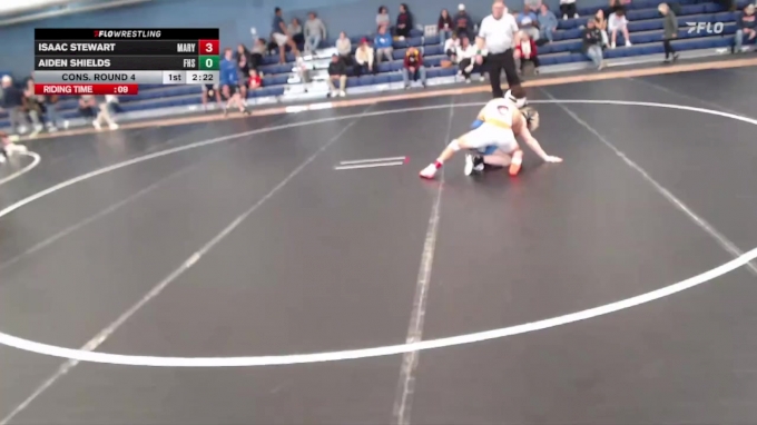 125 lbs Cons. Round 4 - Aiden Shields, Fort Hays State vs Isaac Stewart ...