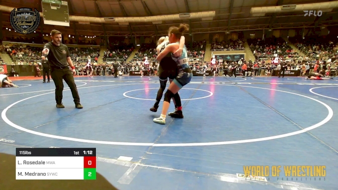 115 lbs Quarterfinal - Lexie Rosedale, Moen Wrestling Academy vs ...