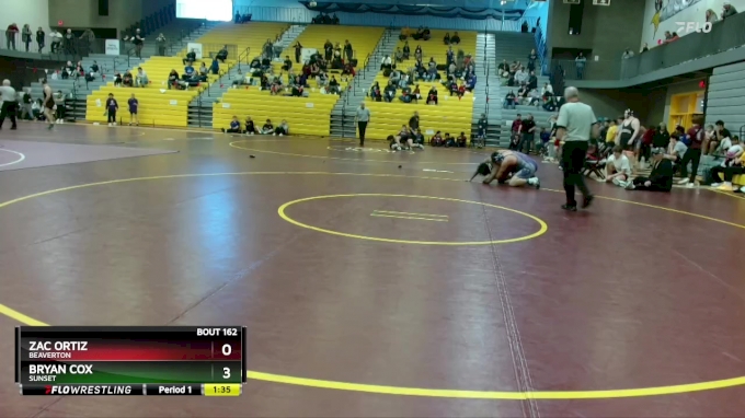 215 lbs Cons. Semi - Zac Ortiz, Beaverton vs Bryan Cox, Sunset