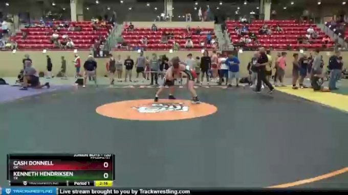 120 lbs Semifinal - Cash Donnell, OK vs Kenneth Hendriksen, TX