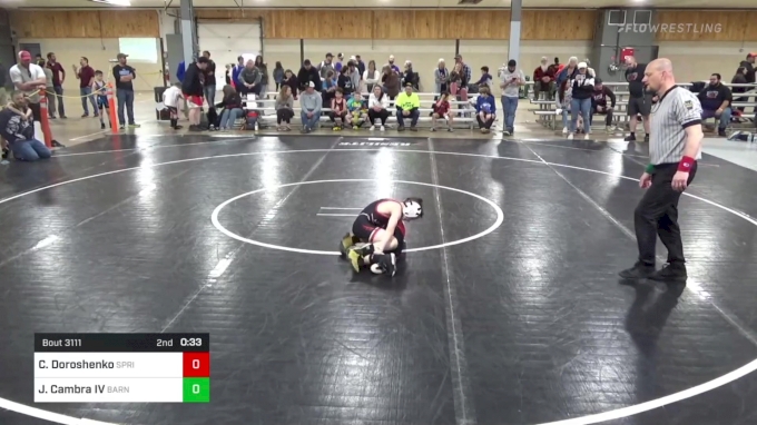 M 66 lbs Final - Cameron Doroshenko, Springbrook vs John Cambra IV ...