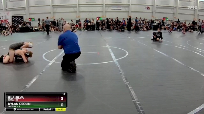 96 lbs Round 8 (10 Team) - Dylan Osolin, Lake WC vs Isla Silva, SHWA