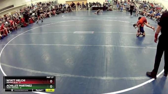 75 lbs Semis & 1st Wrestleback (8 Team) - Achilles Martinez, Team Arizona vs Wyatt Melchi ...