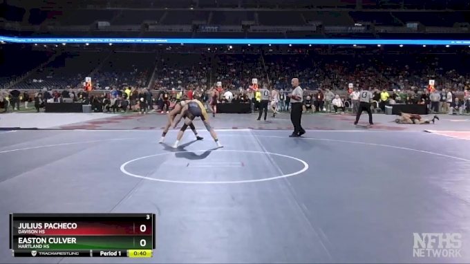 D1-138 lbs Cons. Semi - Julius Pacheco, Davison HS vs Easton Culver ...