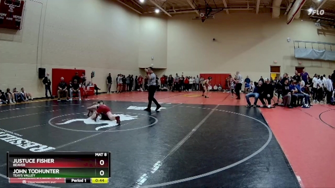 113 lbs Cons. Round 4 - John Todhunter, Teays Valley vs Justuce Fisher ...
