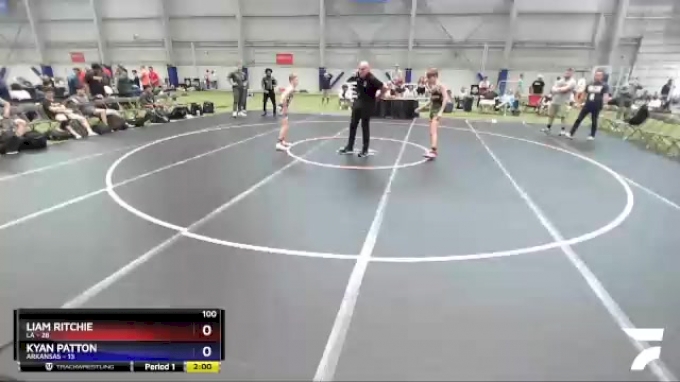 100 lbs 2nd Wrestleback (16 Team) - Liam Ritchie, LA vs Kyan Patton ...