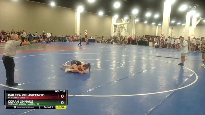125 lbs Round 7 (8 Team) - Kailera Villavicencio, NC Golden Girls vs ...