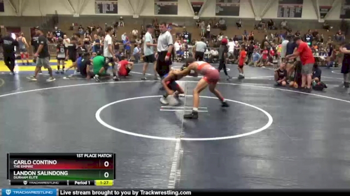 101 lbs 1st Place Match - Carlo Contino, The Empire vs Landon Salindong ...