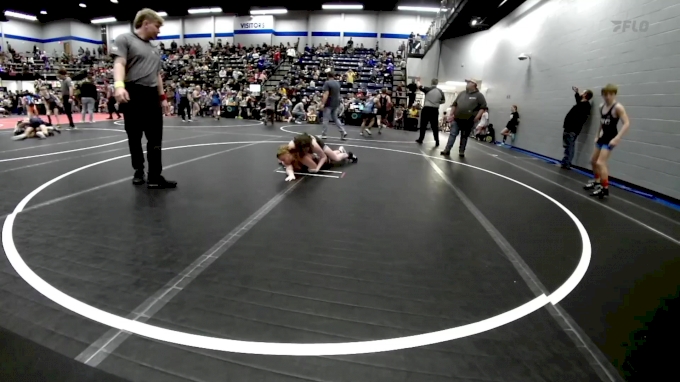 135 lbs Rr Rnd 3 - Madalee Arnold, Harrah Little League Wrestling vs ...