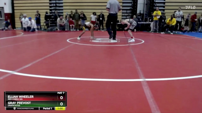 70 lbs Champ. Round 1 - Gray Prevost, Unafiliated vs Elijah Wheeler ...