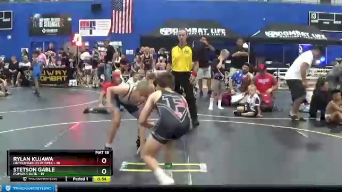 101 lbs Finals (8 Team) - Stetson Gable, Pomona Elite vs Rylan Kujawa ...
