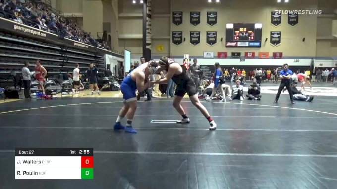 285 lbs Prelims - Jarrett Walters, Bloomsburg vs Reggie Poulin, Hofstra
